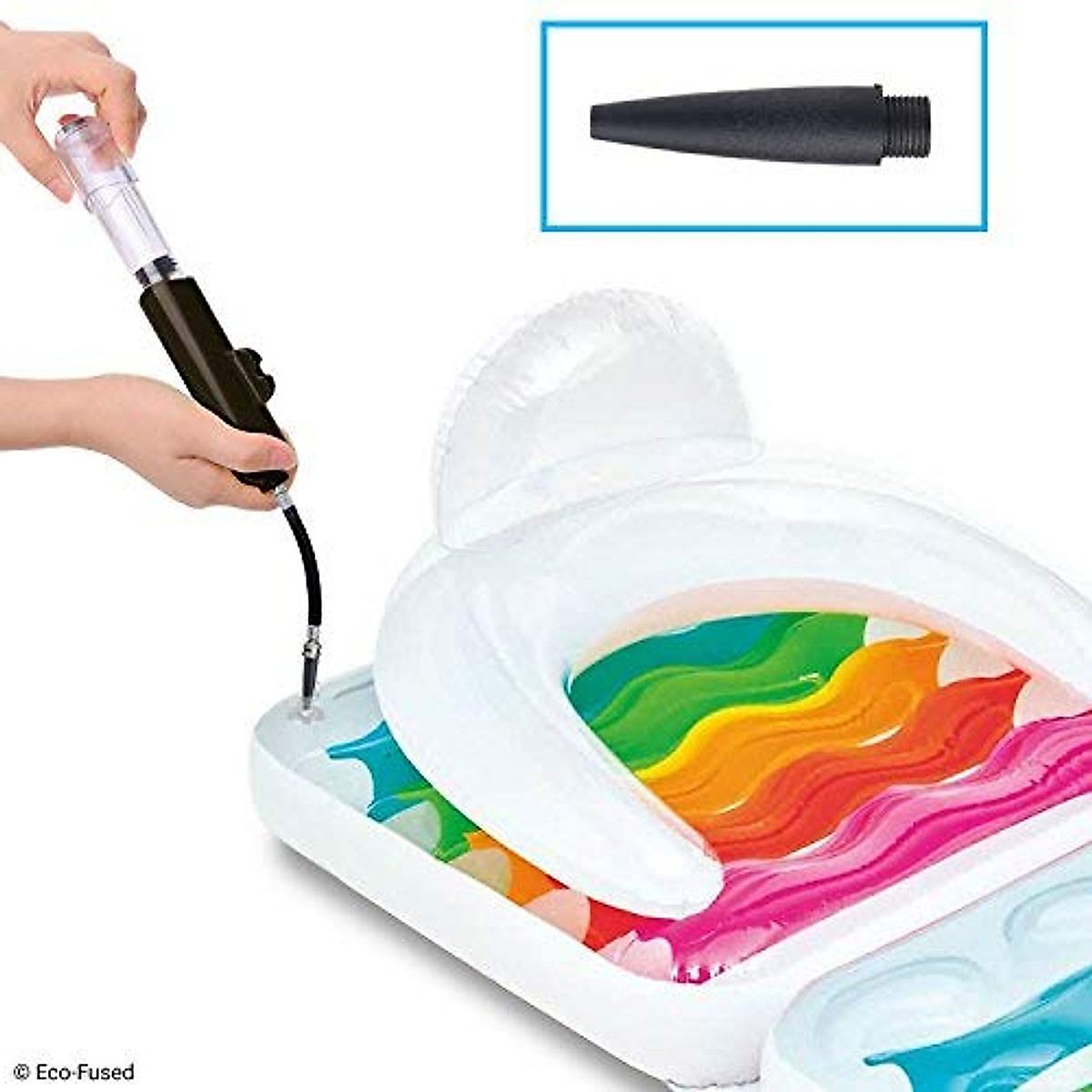 2x Ball Pump - Super Compact - Dual Action (Pumps Air when you Push and Pull) - For Sport Balls (Basketball, Soccer, Football, Rugby, Volleyball, Yoga, etc.) and Inflatables (Beach Balls, Pool Floats)