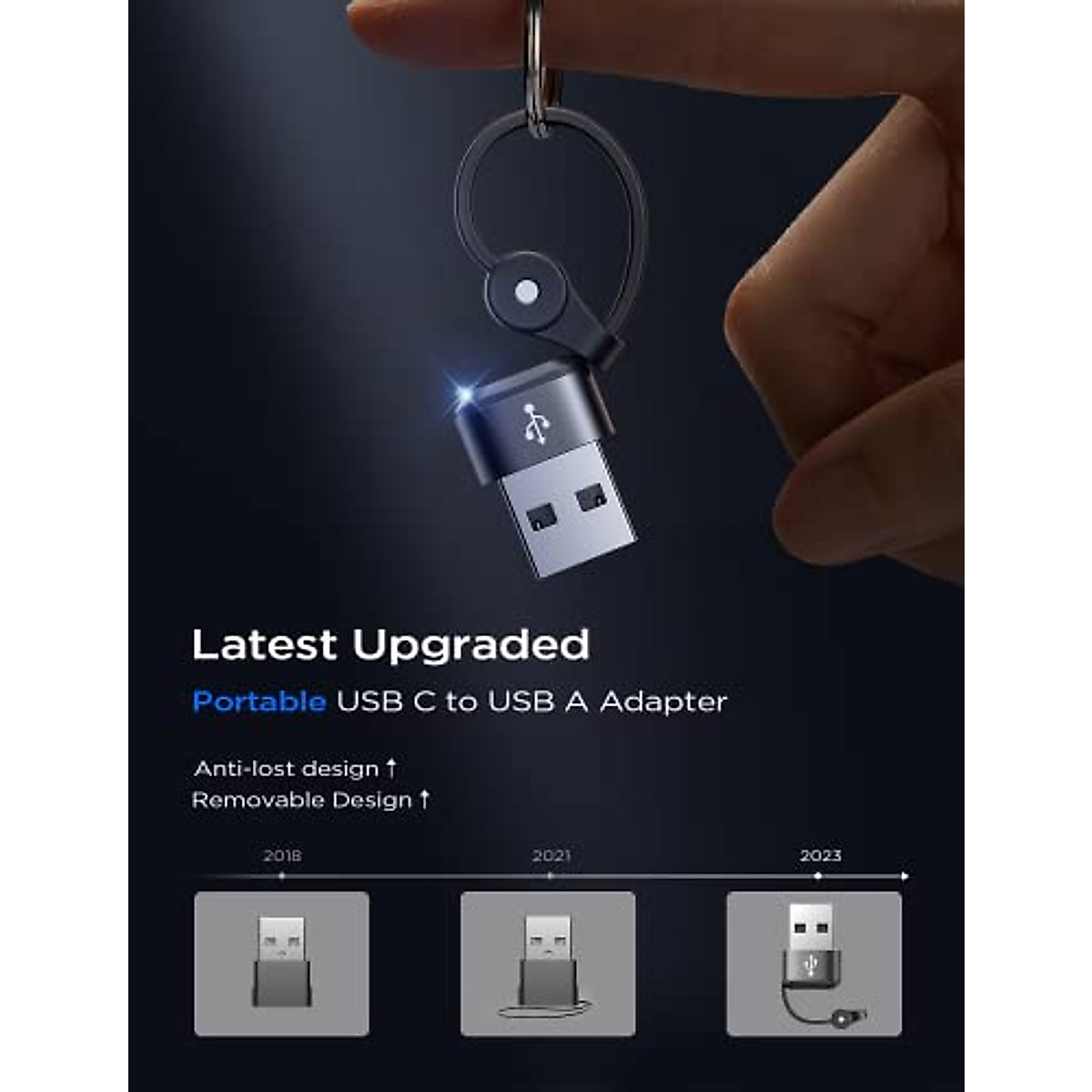 AINOPE USB C to USB C Cable [60W, 6FT] C to C Type Fast Charging Cable with Removable USB C to USB Adapter, Fast Charge USB C Cable for iPad Pro Air Galaxy