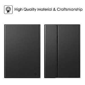 Fintie Keyboard Case for Samsung Galaxy Tab S6 10.5" 2019 (Model SM-T860/T865/T867), [Supports S Pen Wireless Charging] Slim Cover w/Detachable Wireless Bluetooth Keyboard, Black