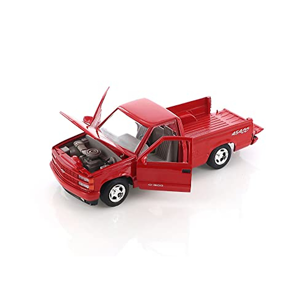 1992 Chevy 454SS Pick Up Truck, Red - Showcasts 73203 - 1/24 Scale Diecast Model Car by Motor Max