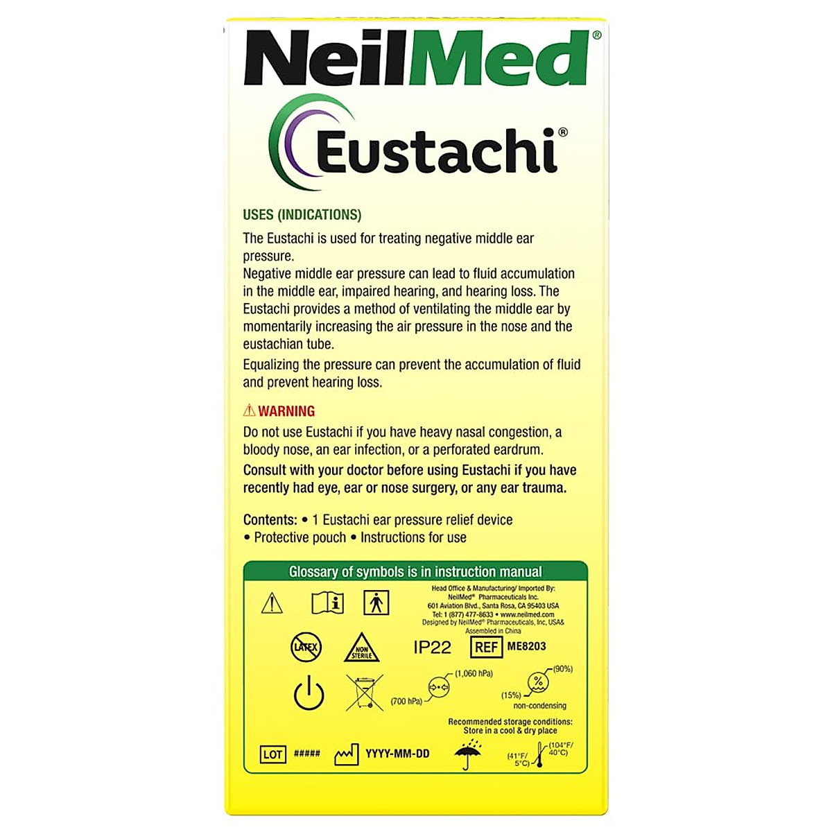 NeilMed Eustachi-Eustachian Tube Exercise-Pop Blocked Ears Safely. Helps Relieve Ear Pressure