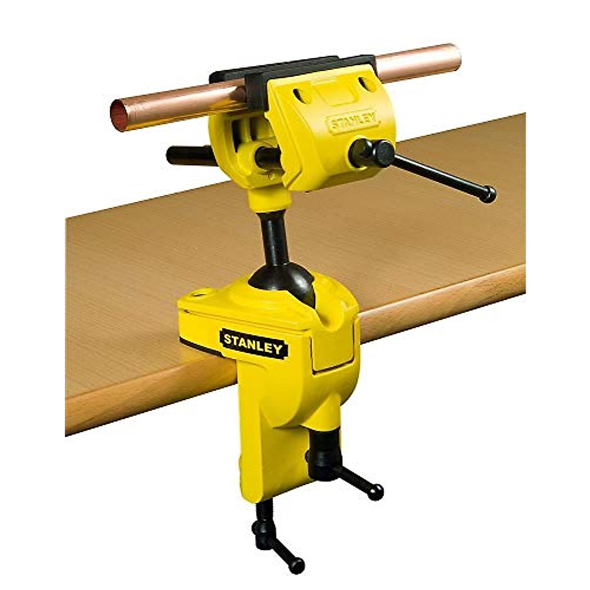 Stanley 1-83-069 MaxSteel Multi Angle Hobby Vice, Yellow/Black