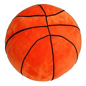 T play Basketball Plush Baby Room: Soft Boys Stuffed Sports Ball Pillow - Throw Decor Toys 1-3 Year Old