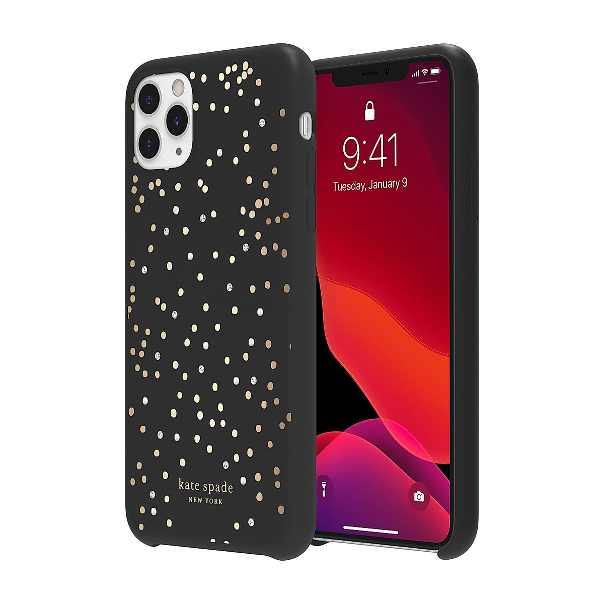 kate spade new york Disco Dots Case for iPhone 11 Pro Max,Thermoplastic Polyurethane - Soft Touch Protective Hardshell