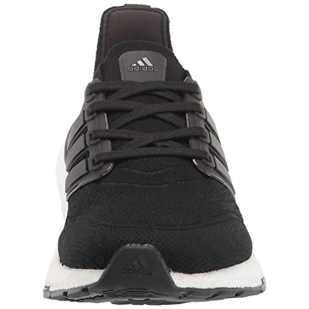 adidas Women's Ultraboost 21 Running Shoe, Black/Black/Grey, 7