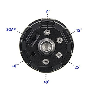 JOEJET Pressure Washer Nozzle Tips, 6-in-1 Quick Changeover, Adjustable Pressure Washer Nozzle with 1/4 Inch Quick Connect, 4000 PSI