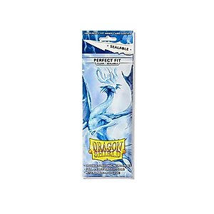 2 Packs Dragon Shield Sealable Inner Sleeve Clear Standard Size 100 ct Card Sleeves Individual Pack
