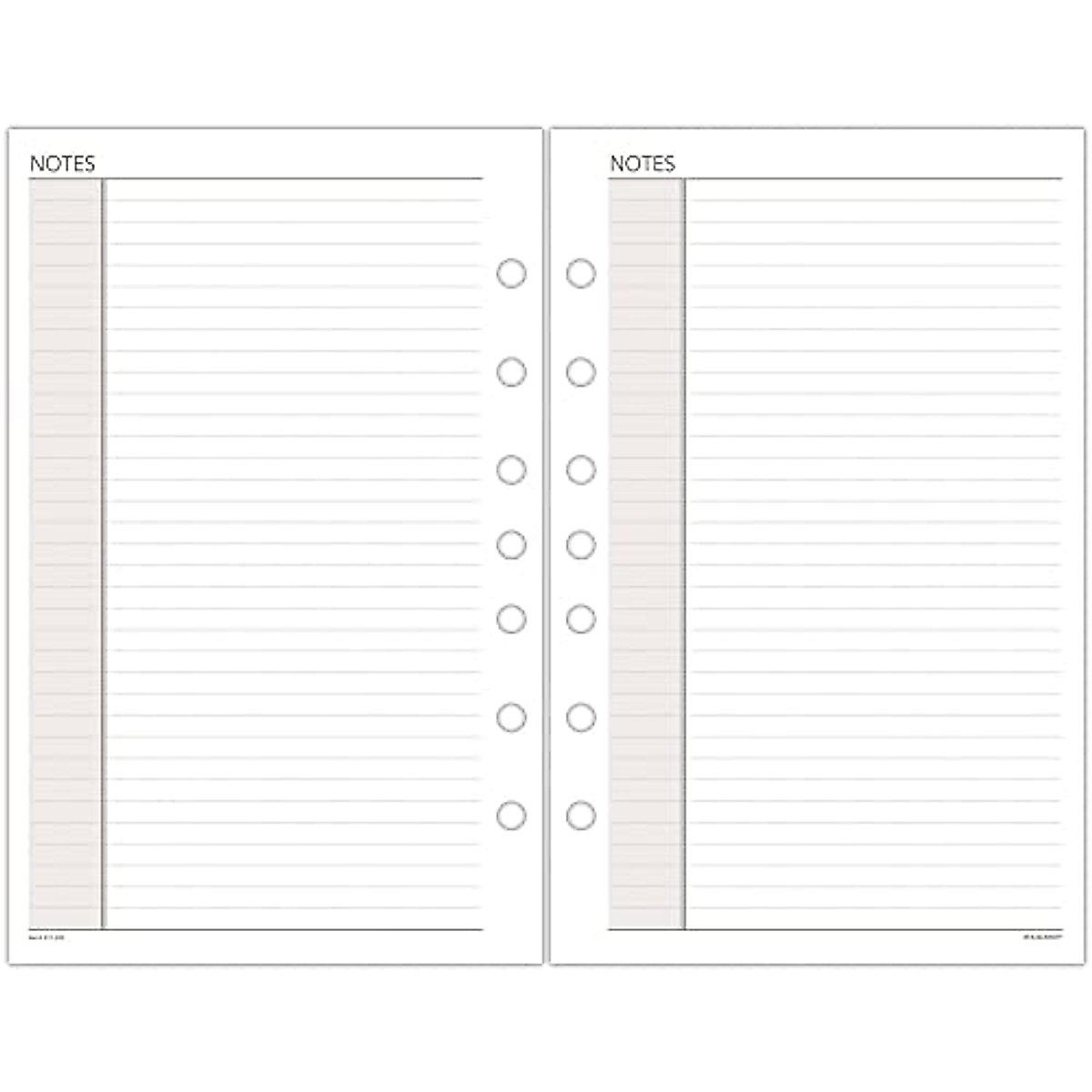 AT-A-GLANCE Day Runner Notes Pages, 87228 DAY-TIMER, Refill, Loose-Leaf , Undated, for Planner, 5-1/2" x 8-1/2", Size 4, 30 Sheets/Pack (011-200)