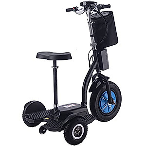 MotoTec Electric Mobility Trike 48v 750w Lithium, Black (MT-TRK-750-Lithium_Black)