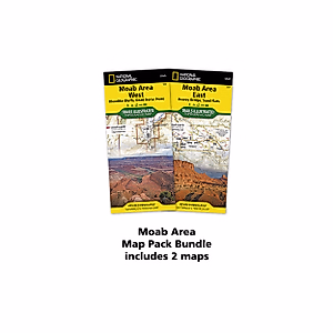 Moab Area [Map Pack Bundle] (National Geographic Trails Illustrated Map)