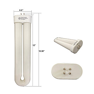 Konideke BF-150 Replacement Bulb,12 Inch 40W BK-80D, Stinger/Dejay U/V40, U Shape 365nm BL Lamp Tube,12 inch Length 2 Count