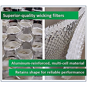 EFP Humidifier Filters 1043 for Aircare 1043 Super Wick Humidifer Filter 1043 Super Wick Replacement for Aircare Humidifer Filter 1043 Essick Air Bemis (6 Pack)