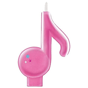 Internet Famous Music Note Birthday Candle - 4" x 3" | 1 Pc.