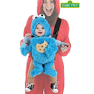 Fun Costumes Sesame Street Cookie Monster Baby Carrier Costume Accessory | Infant Costume for Cosplay Outfit Blue