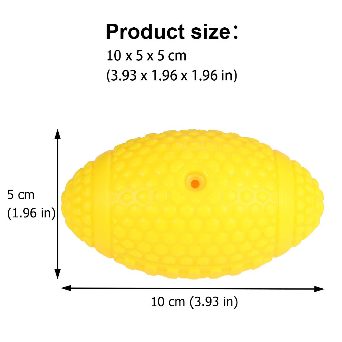 NUOBESTY Pet Ball Dog Ball Toys Pet Plaything Pet Toys for Dogs Rugby Ball Toy