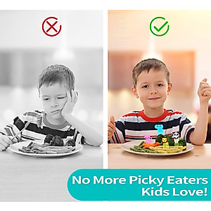 FATLODA Food Picks for Kids, 80PCS Kids Food Picks, Animal Toddler Food Picks, Reusable Kids Lunch Accessories for Bento Box, Cute Kids Toothpicks For Lunch Picks, Fun Fruit Picks Forks