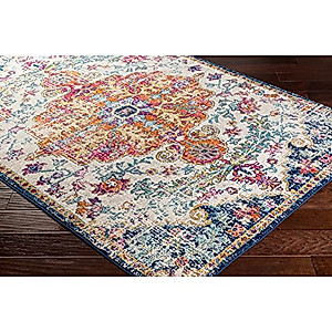 Artistic Weavers Odelia Vintage Bohemian Area Rug,5'3" x 7'3",Orange/Navy
