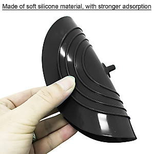 Seatery 2PCS Silicone Kitchen Sink Stoppers, Bathtub Stopper, 6" Universal Drain Stoppers for Bathroom Sink, Laundry Tub, Utility Sink, Commercial Sink, Drain Cover Plug