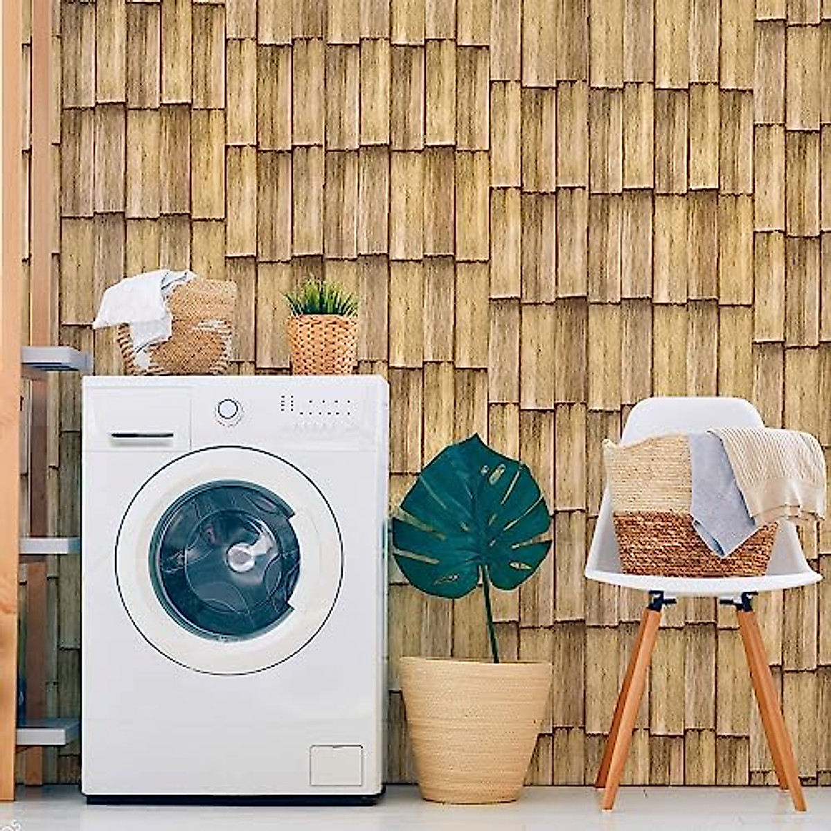 Wood Wallpaper Wood Plank Peel and Stick Wallpaper Shiplap Wood Contact Paper 17.7in x 118.1in Rustic Wood Self Adhesive Removable Wallpaper Vintage Faux Shiplap Wood Peel and Stick Wallpaper Cabinet