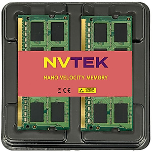 NVTEK 16GB (2X8GB) DDR3 1600MHZ PC3-12800 SODIMM 2Rx8 1.35V 204-PIN Non-ECC Laptop PC Computer Memory KIT