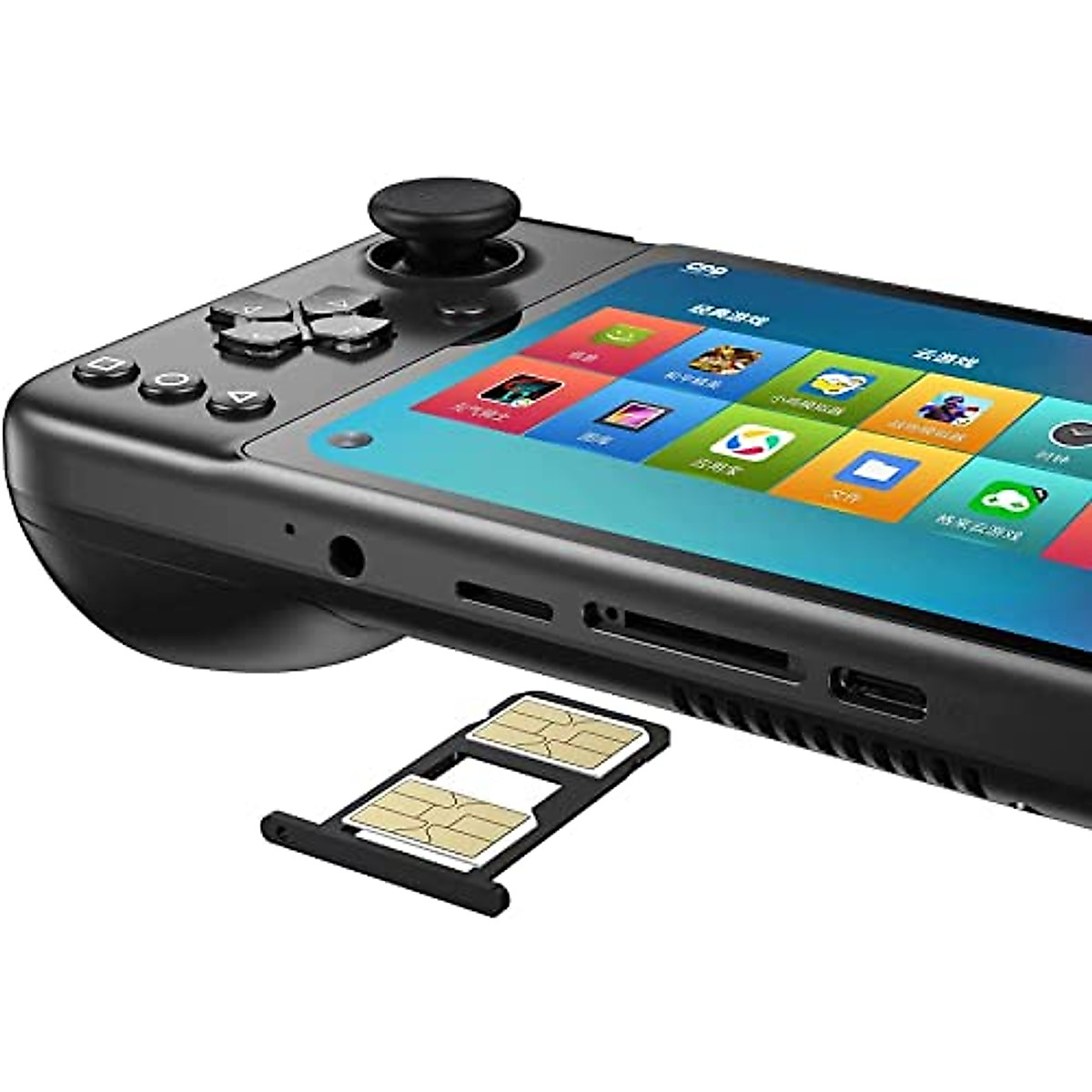 GPD XP 6.81 Inches Modularity Design Handheld Gaming Console 2400X 1080 Resolution Touchscreen Android 11 Portable Video Game Player CPU MediaTek Helio G95,8 Core,6GB RAM/128GB Storage