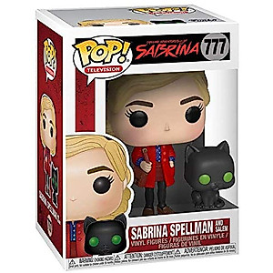 Funko POP The Chilling Adventures of Sabrina - Sabrina Spellman with Salem Pop! Vinyl Figure (Includes Compatible Pop Box Protector Case)