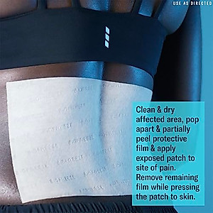 Biofreeze XL Patches Menthol Pain Relieving Patches (4/Box) 2 Sizes Up To 8 Hours Of Long Lasting Pain Relief Of Sore Muscles, Arthritis, Simple Backaches, And Joint Pain (Packaging May Vary)