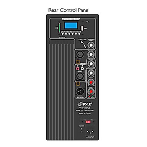 PYLE-PRO Powered Speaker Active PA- Loudspeaker Bluetooth System,12 Inch Bass Subwoofer Stage Speaker Monitor, DJ Party Portable Sound Stereo Amp Sub for Concert Audio, Built-in USB for MP3 Amplifier