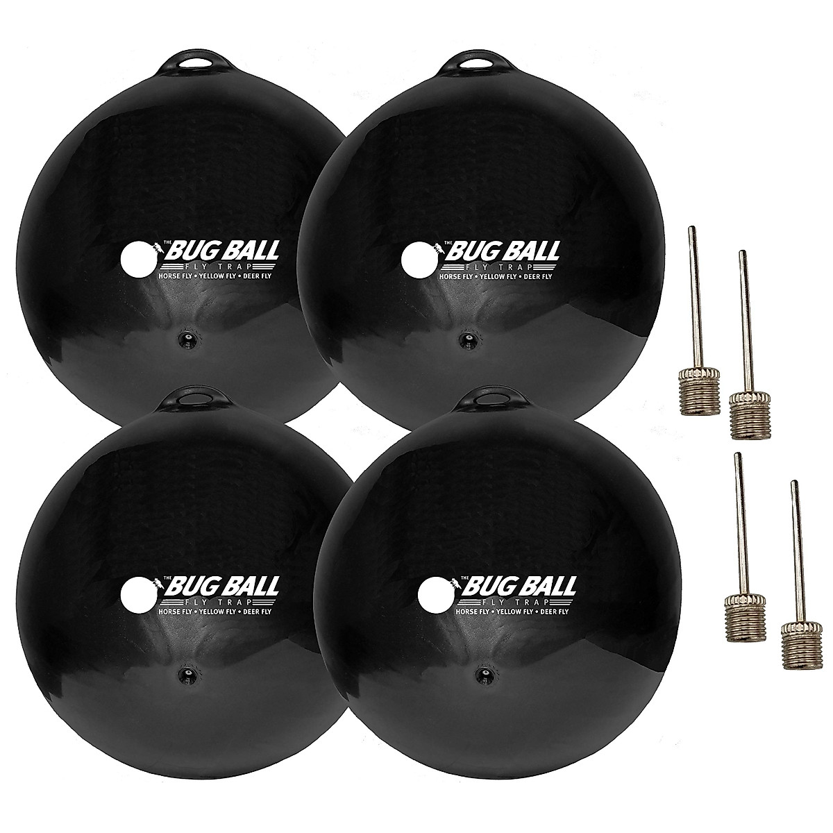 Bug Ball Replacement Ball, 4 Pack - Odorless Eco-Friendly Biting Fly and Insect Killer with NO Pesticides or Electricity Needed, Kid and Pet Safe