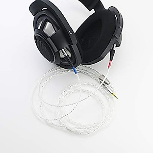 NewFantasia HiFi Cable 2.5mm Trrs Balanced Male Compatible with Sennheiser HD800, HD800S, HD820 Headphones Compatible with Astell&Kern AK240 AK380 2m/6.6ft