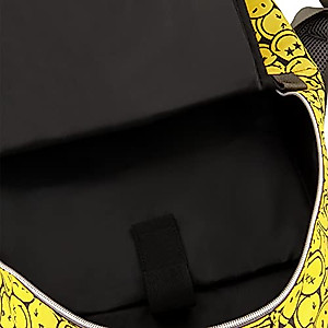 Concept One Smileyworld 13 Inch Sleeve Laptop Backpack, Winking Smiley Face Padded Computer Bag for Commute or Travel, Yellow