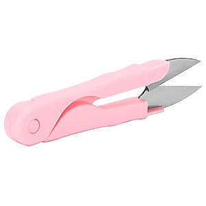 FASJ Thread Snips, Thread Cutter Thread Snip Scissors for DIY for Stitch for Embroidery for Handicrafts(Blister card pink)
