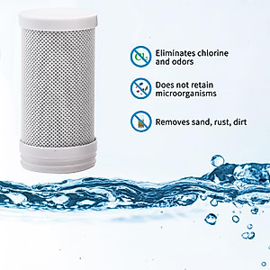 HOMELODY Water Faucet Mount Water Filter Tap Drinking Water Filter Replacement for 264 Gallons, Filters Around 70 Substances (Incl. 2 filters)