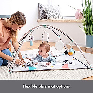 Tiny Love 6-in-1 Here I Grow Deluxe Playard, 6 Mode Baby Playpen: with Bassinet, Playmat, Toy Arch, Changer, and Travel Bag, Magical Tales