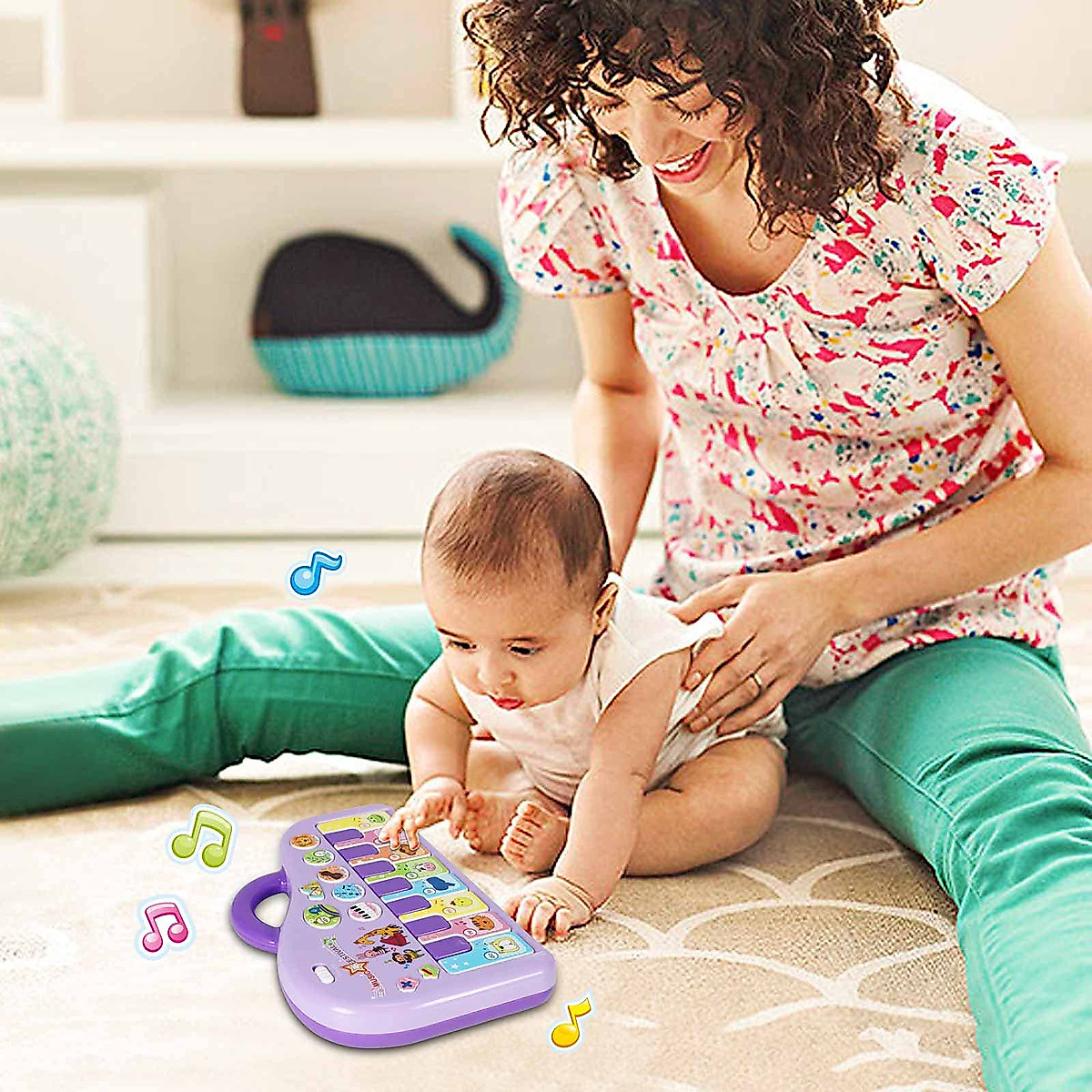 CIRO Baby Toys 6 to 12 Months, Interactive Baby Piano with Music, Play to Learn, Early Learning Educational Pretend Keyboards for Toddler Boys and Girls