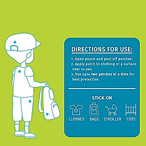 Mosquito Patches, 120 Pack Mosquito Sticker for Kids Adults, Natural Citronella Patches for Travel Outdoor Indoor, DEET Free, Green