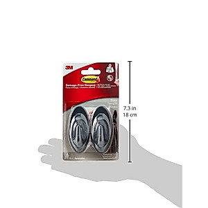 3M Company 17086S Command, Medium, Slate Terrace Hook