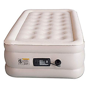 Aria Twin Inflatable Air Mattress with Built-in Pump Comfortable Self-Inflating Air Bed for Guests or Travel