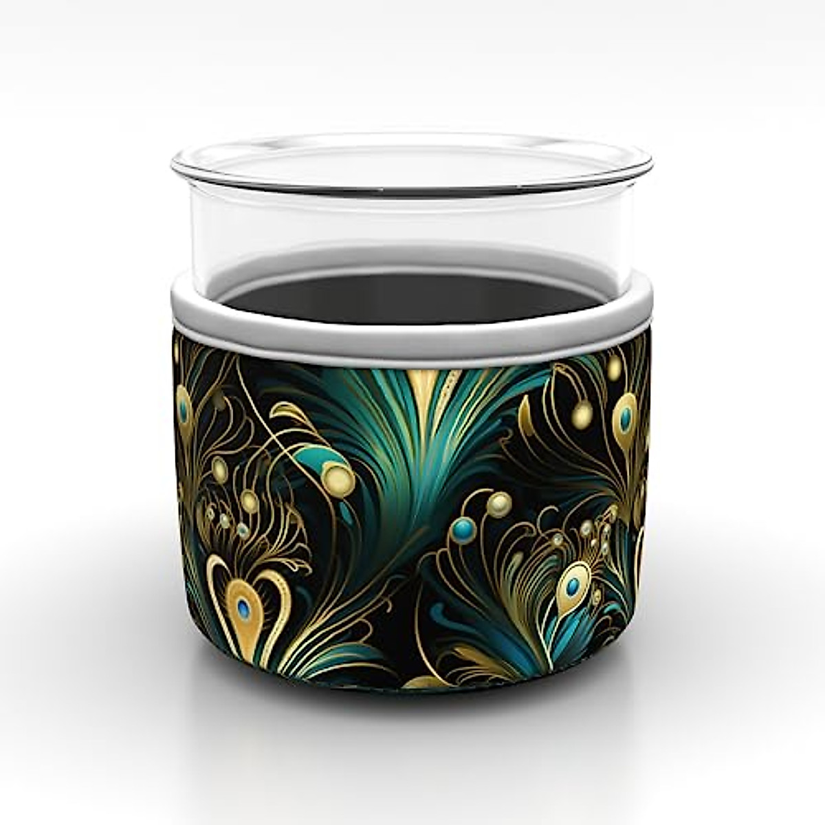 TakeFlight Neoprene Ice Cream Sleeve for Ninja Creami Pints - Chilled Comfort for Your Frozen Favorites - Thermal Insulation Cozy to Prolong Ice Cream Freshness - Enhanced Grip Handle, Hand Washable