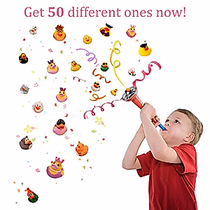 Fight Together 50 Pack Rubber Duck for Jeep Bath Toy Assortment - Bulk Floater Duck for Kids - Baby Showers Accessories - 50 Varieties, Upgrade
