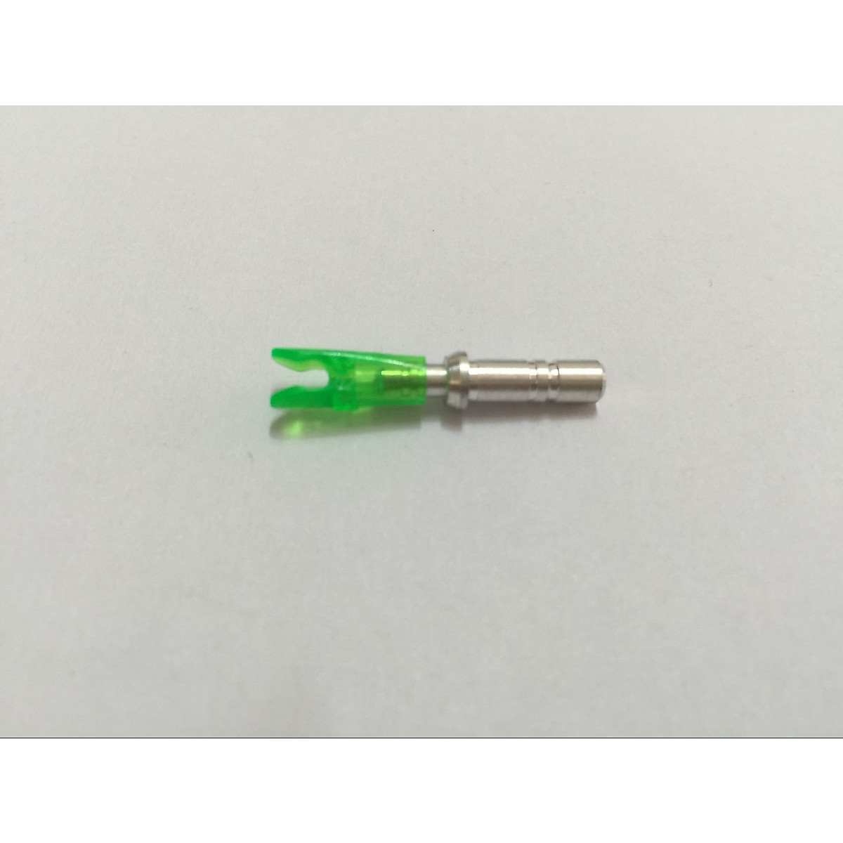 JIEXI HWYP Large Groove Pin Arrow Nocks Aluminum Arrow Nock Adapter Connector for ID4.2mm Arrow Pack of 50 (Nocks+Adapters)