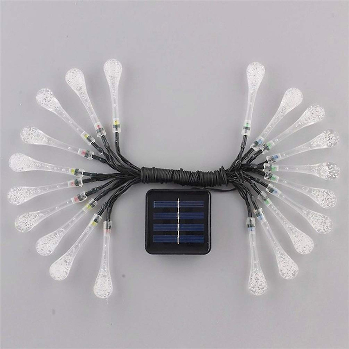 Uonlytech Lights Room Decor Icicle Style Fairy Lamp for Home Christmas Meteor Shower Rain Lights Meteor Shower Rain Lights for Christmas Solar Led Lamp Garden Light