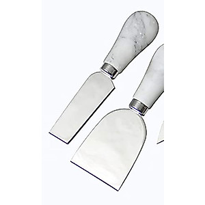 Prodyne KM-4-W Froma Knives Cheese Knife, Set of 4, White
