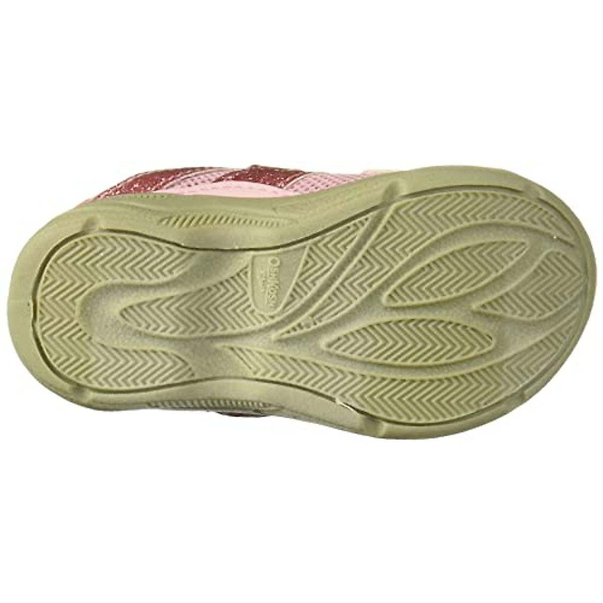 OshKosh B'Gosh Girls Dyana Bump Toe Sneaker, Light Pink, 4 Toddler