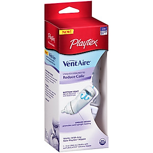 Playtex VentAire Advanced Wide Bottle, 9 Ounce (Discontinued by Manufacturer)