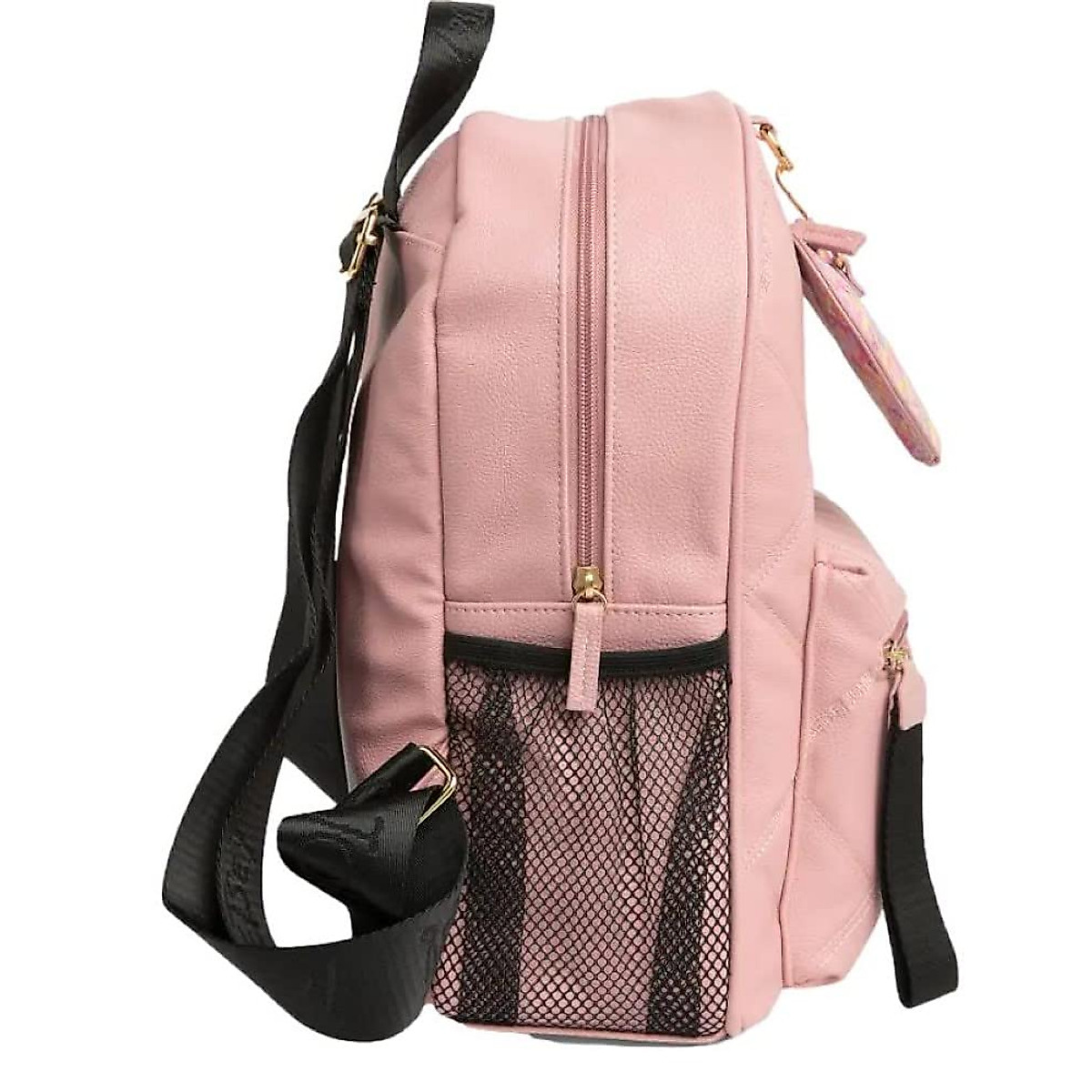 Betsey Johnson Josie Quilted Full Size Backpack Blush One Size