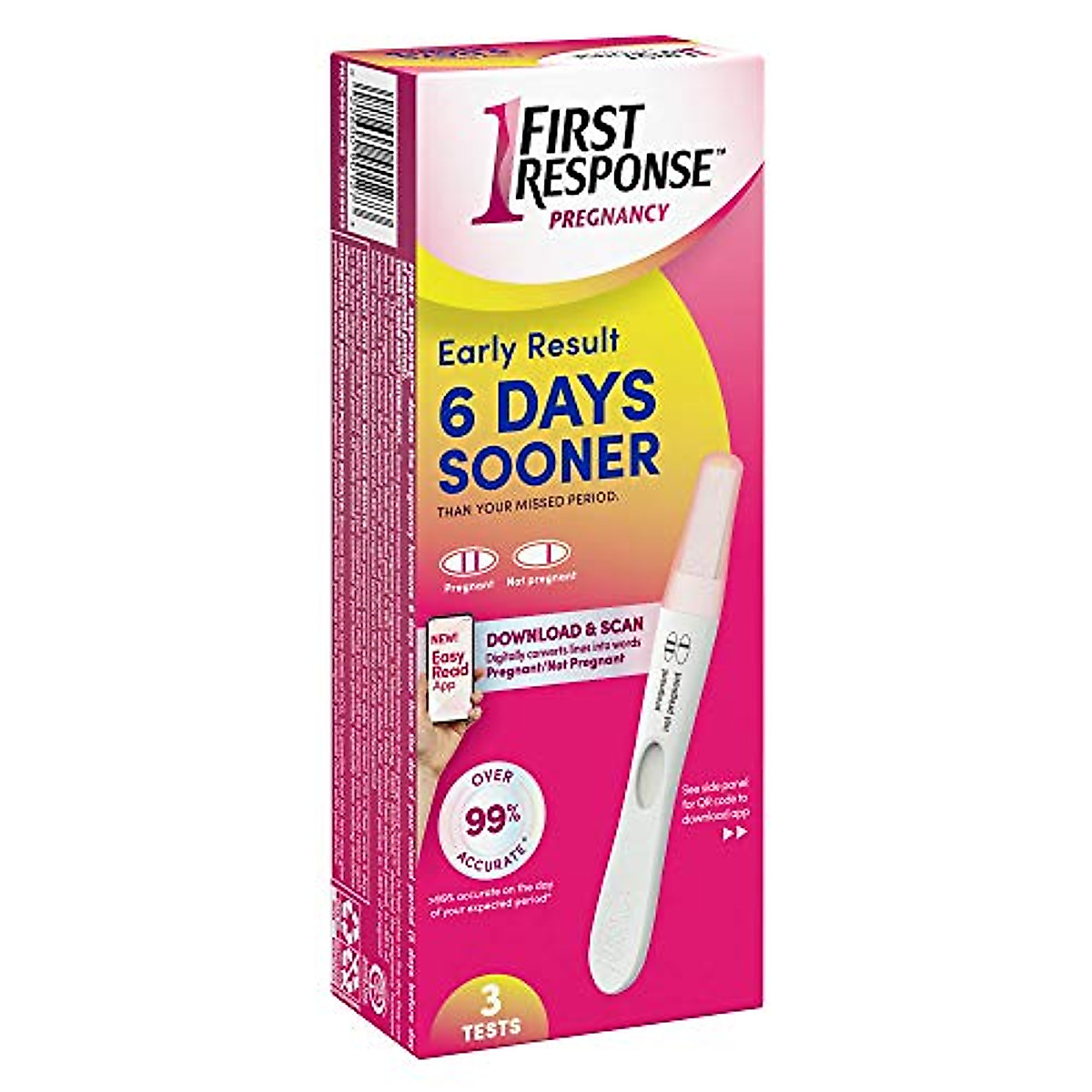 First Response Early Result Pregnancy Test, 3 Pack (Packaging & Test Design May Vary)