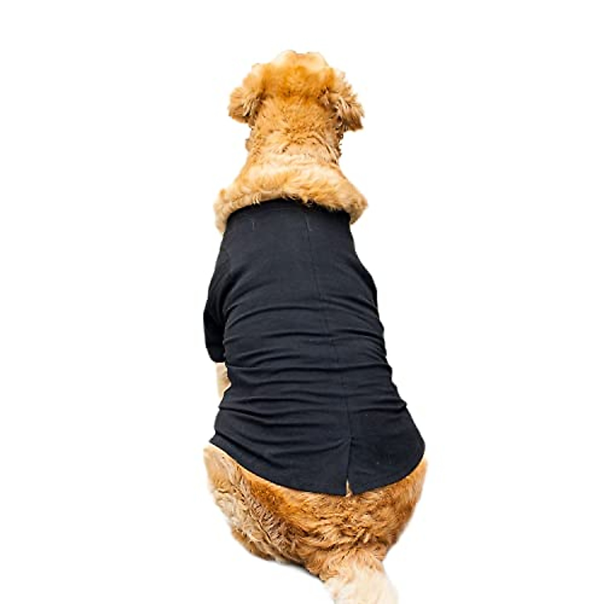 Ruse- Dog Suit Easy Breezy Pet Tuxedo/Dog Wedding Dress for All Breeds.(Black) XL