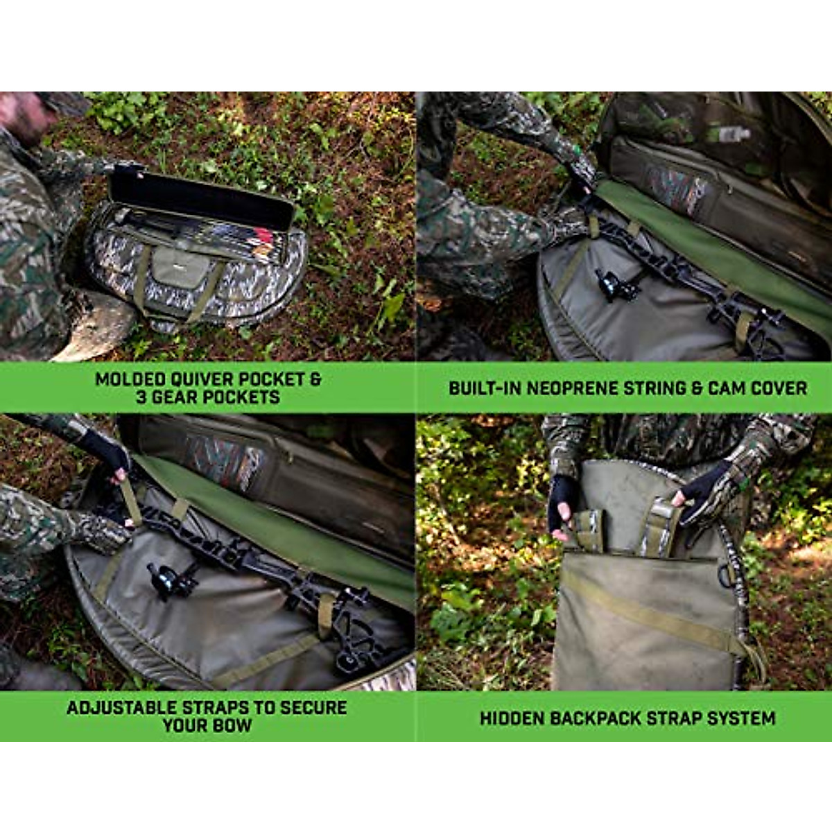 Primos Hunting Soft Bow Case in Mossy Oak Bottomland Camo 65634