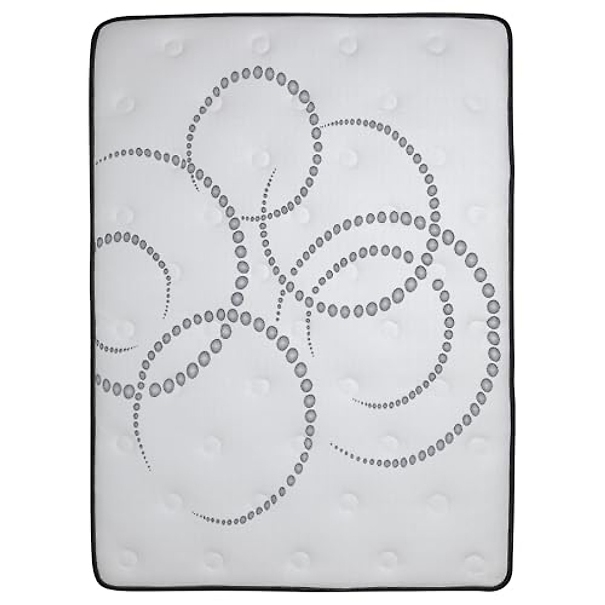 Flash Furniture Capri Comfortable Sleep Queen 12 Inch CertiPUR-US Certified Foam Pocket Spring Mattress & 3 inch Gel Memory Foam Topper Bundle